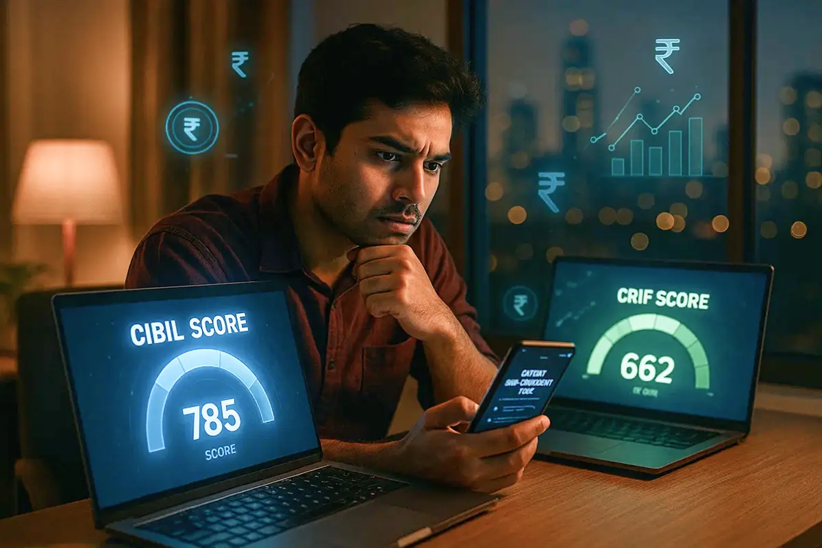 Why Your CRIF Score Is Lower Than CIBIL and How to Fix It
